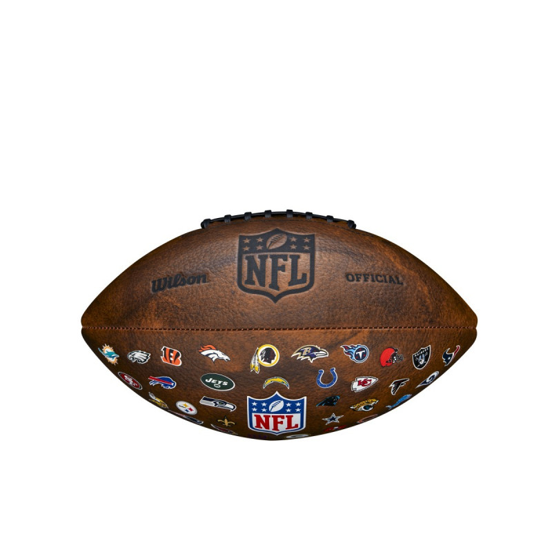 Ballon football américain WILSON NFL 32 TEAMS LOGO