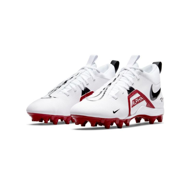American football shoes NIKE ALPHA MENACE Varsity 3 White Red