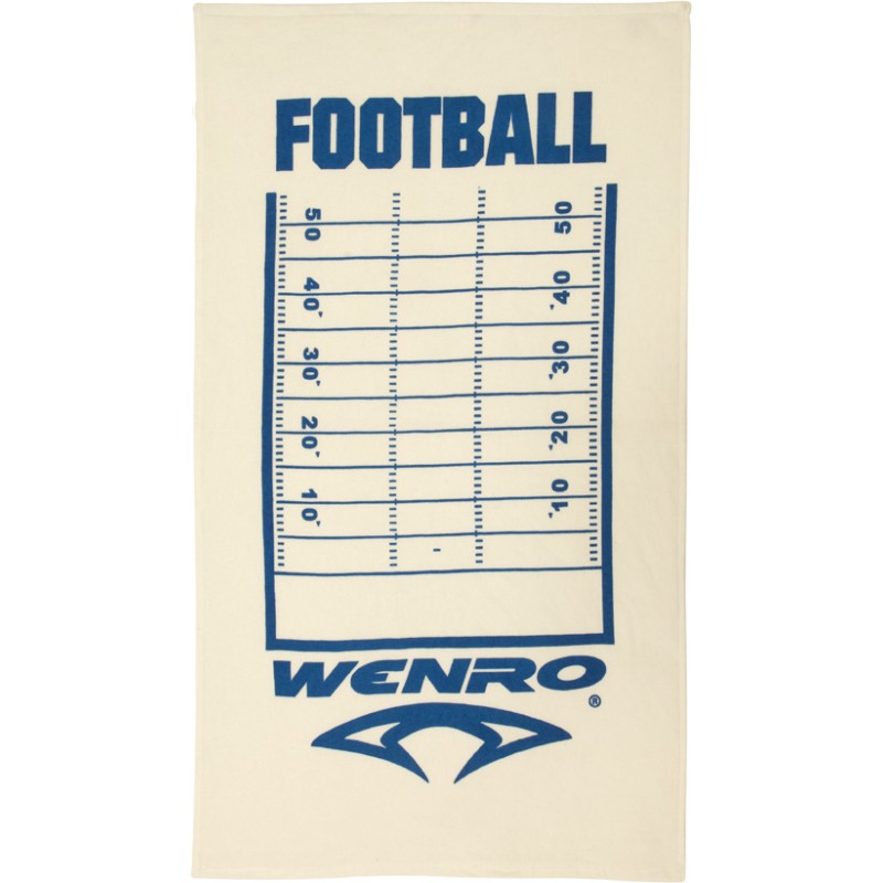 Towel bench press with an american football field to recruit